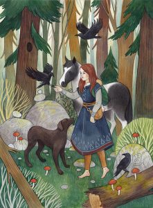 Anna Speshilova met en scène des personnages entourés d'animaux dans un ...