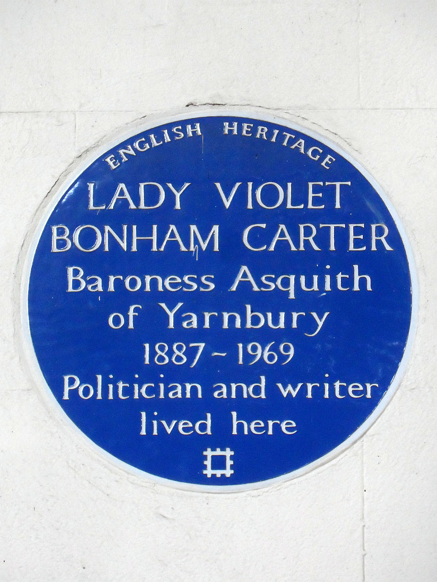 La vie incroyable de Violet Bonham Carter, la grand-mère de l'actrice ...