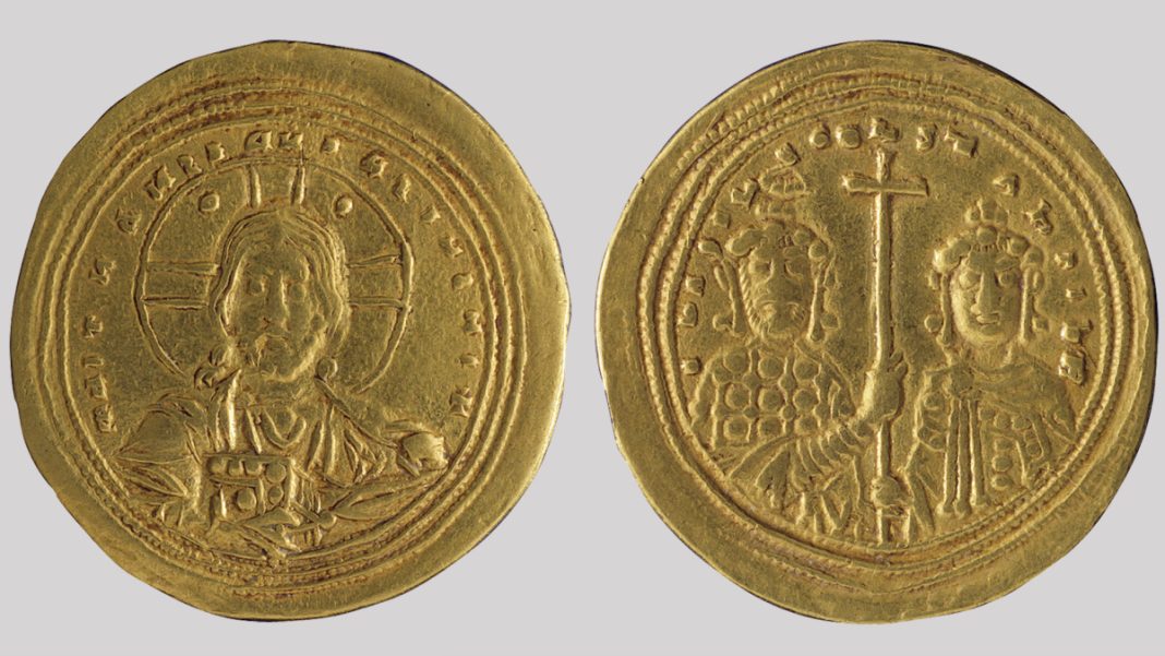 En Norvège, la découverte d'une pièce d'or byzantine représentant Jésus ...