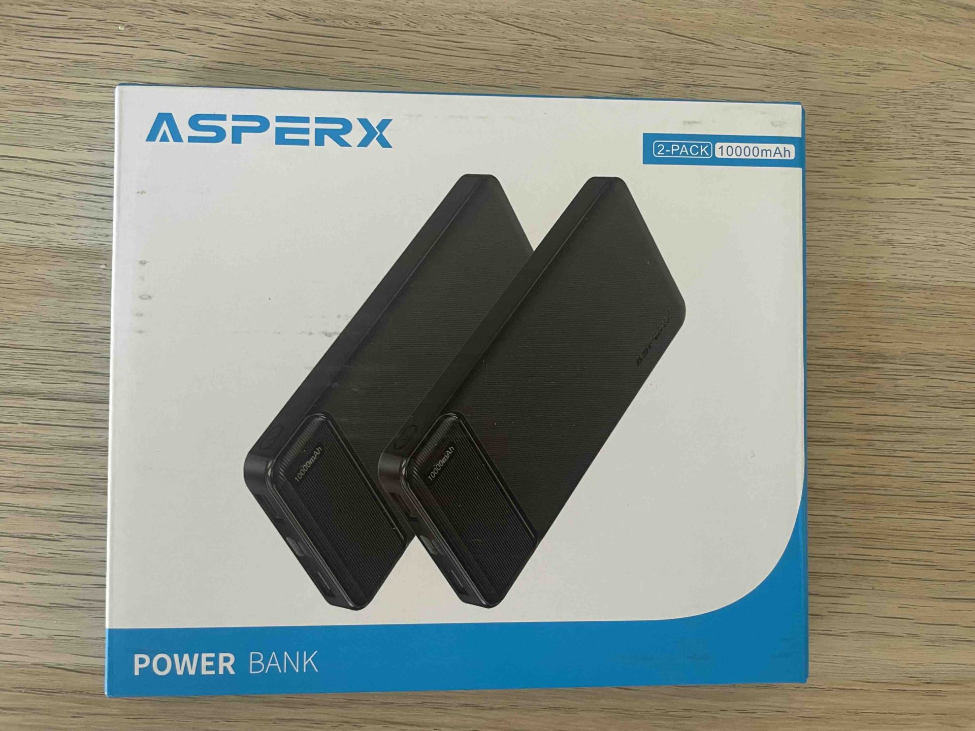 Test et avis sur les batteries externes AsperX Power Banks 10 000 mAh
