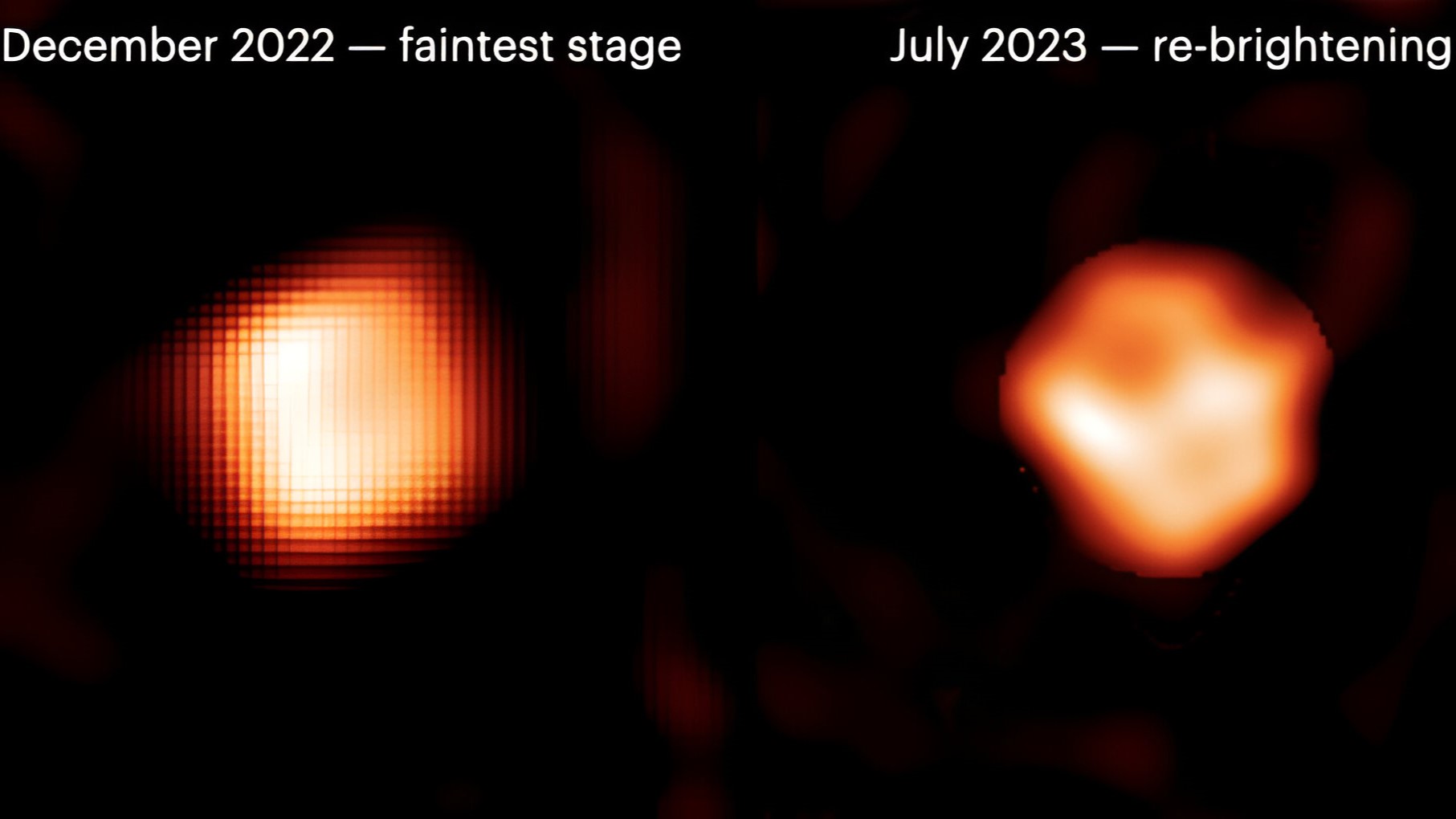 Les premières images en gros plan d'une étoile géante expliquent son ...