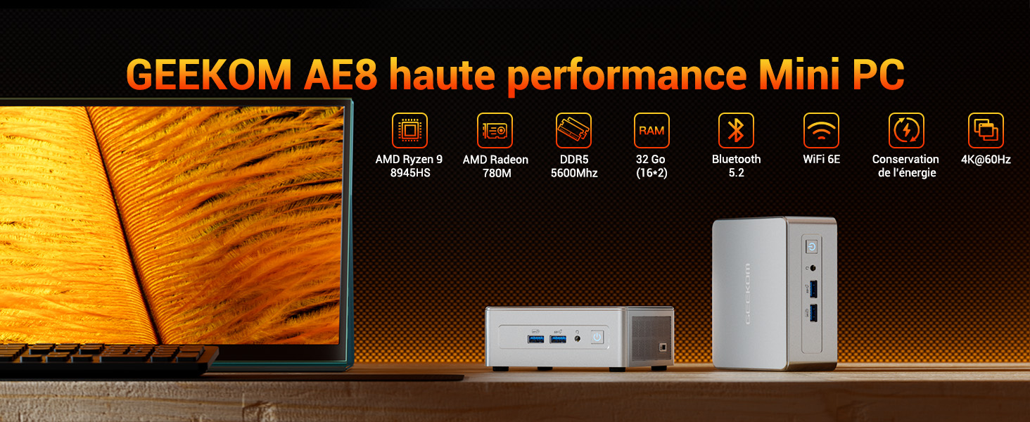Le mini PC AE8 ultrapuissant de Geekom est à prix cassé sur Amazon