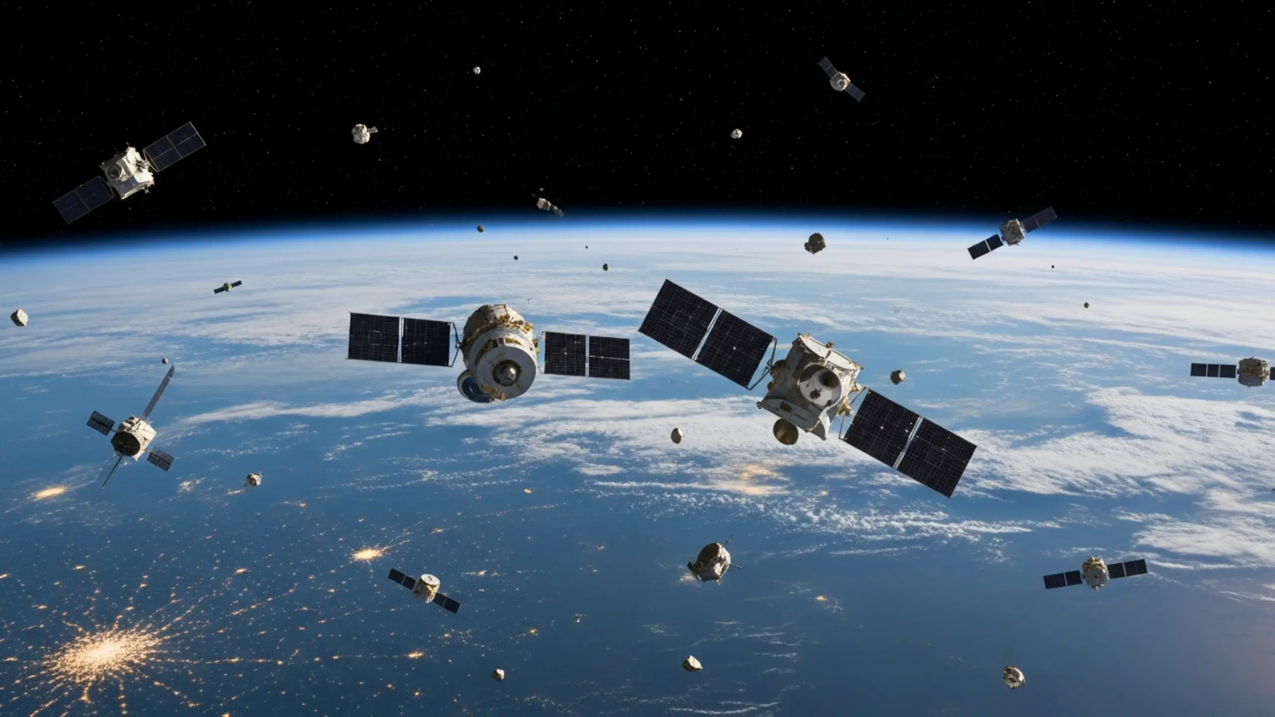 Collision imminente au-dessus de nos têtes : l’espace est déjà un champ ...