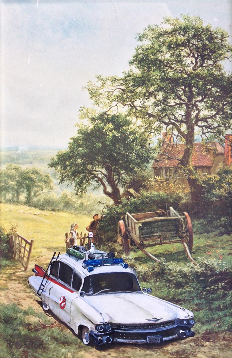 Dave transforme d’anciens tableaux en des œuvres étonnantes ornées de ...